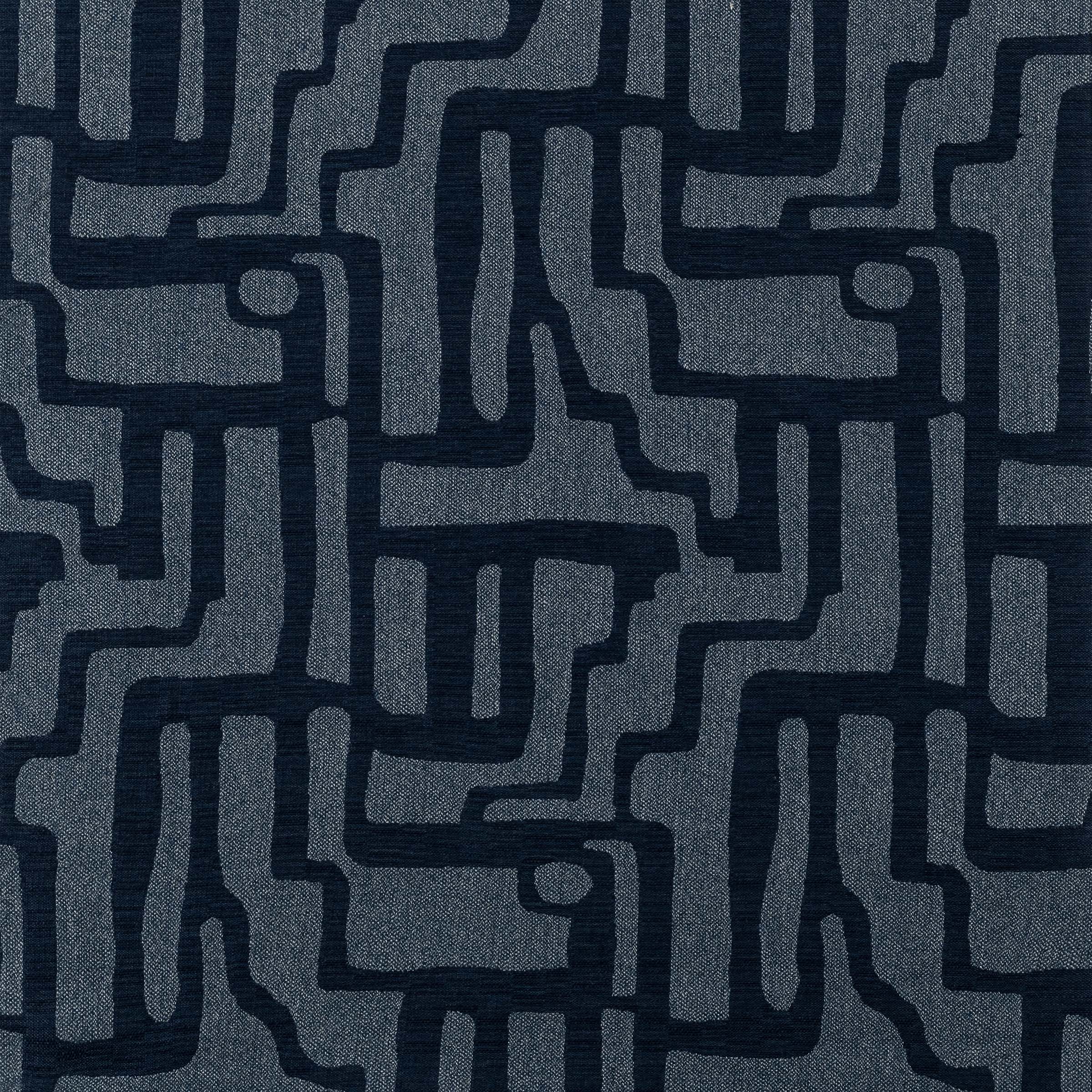 ESCHER-INDIGO 146225-0003 | United Fabrics